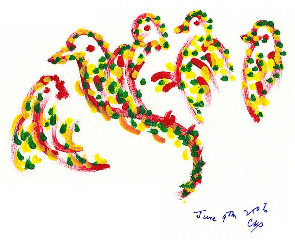Sri Chinmoy's Soul-Bird drawings | Sri Chinmoy Centre